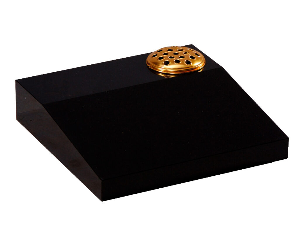 Black Granite Desk Tablet Memorial - Memorial Perfection